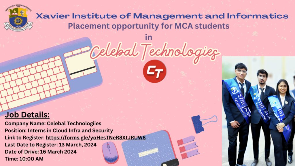 Placement Opportunity in Celebal Technologies - XIMI