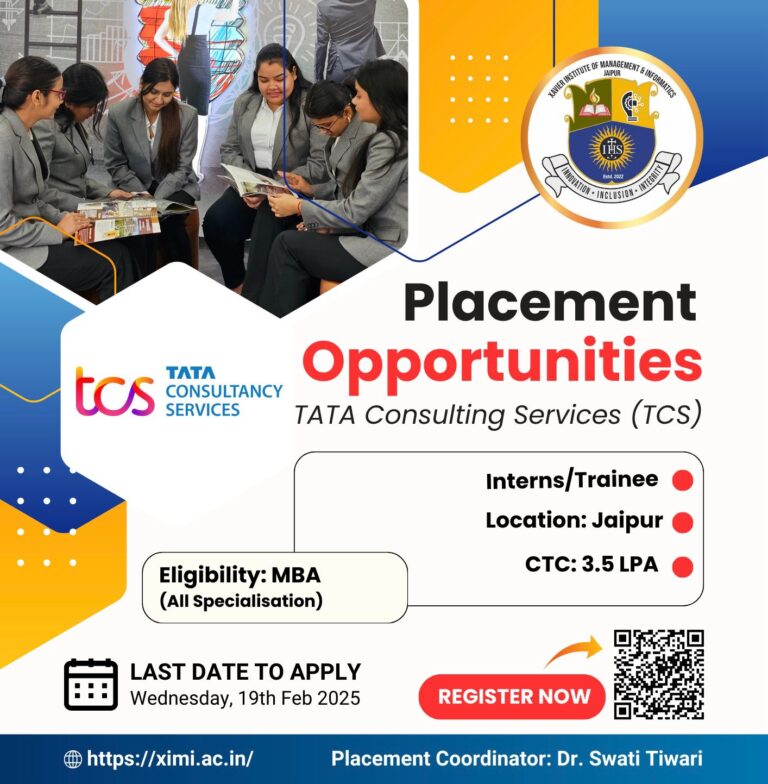Training/Internships/Placements - Xavier Institute of Management ...